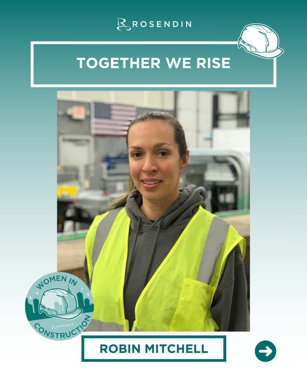 Women in Construction Week 2025 - Robin Mitchell (Articles) | Rosendin